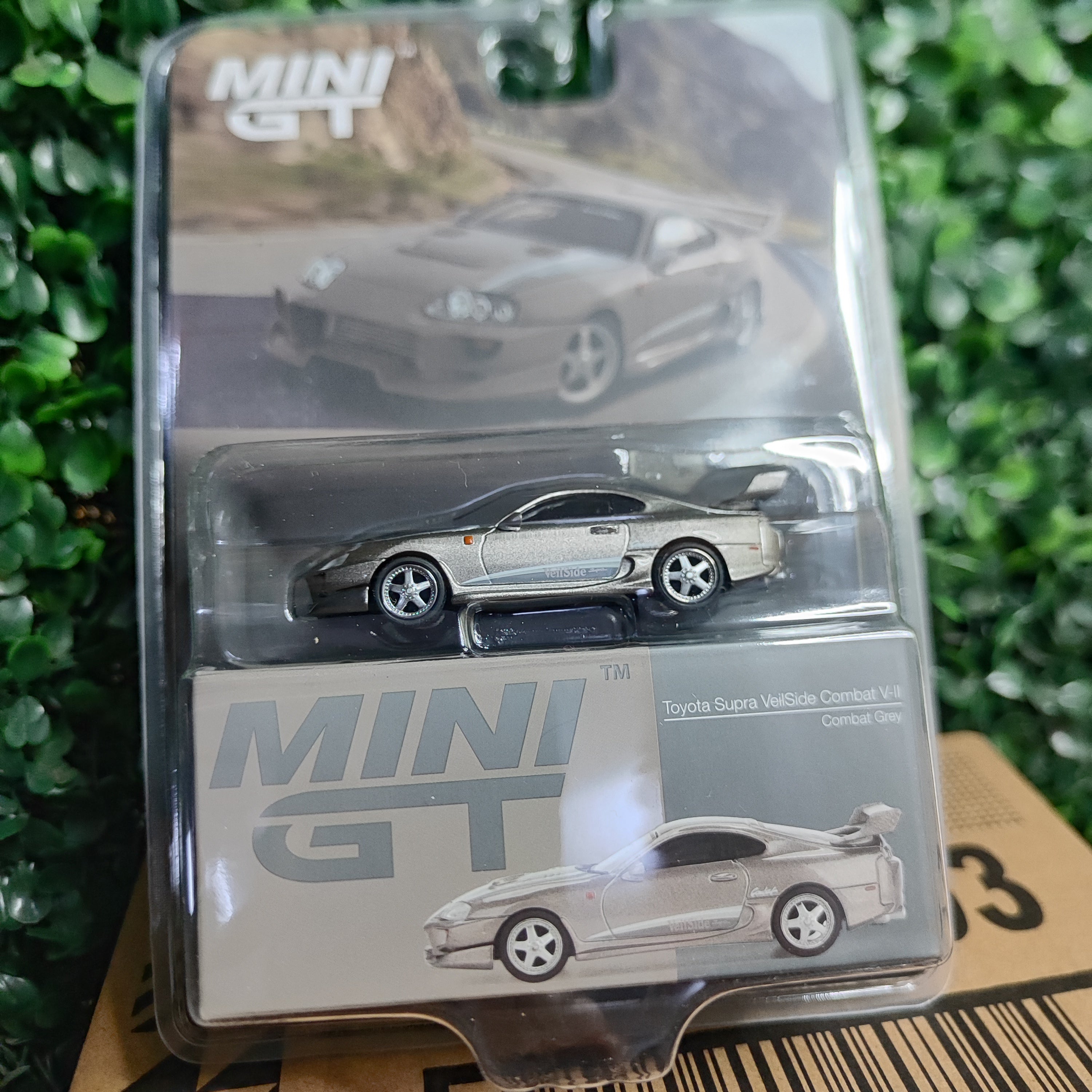 Toyota Supra VeilSide Combat V II Mini GT - Combat Gray – Five Volts ...
